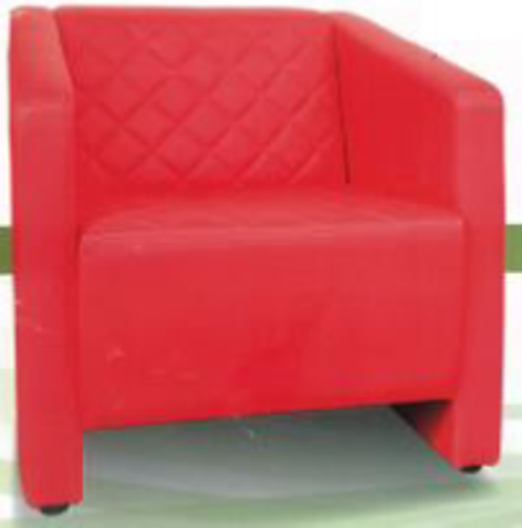 Tekkashop LTSF492 Modern Elegant Fabric PU Home Room Single Seater Sofa ...