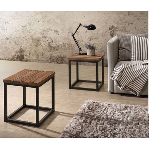 Tekkashop AMST0301BR American Retro Industrial Style Square Shape ...