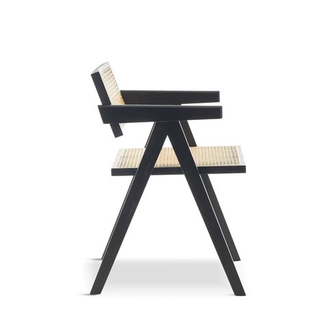 Tekkashop FDDC742 Chinese Retro Style Rattan Webbing Design Backrest ...