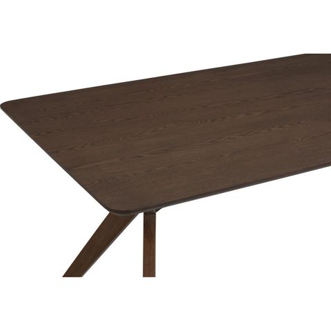 Tekkashop FDDT1664CO Mid-Century Style Rectangular MDF Top Dining Table ...