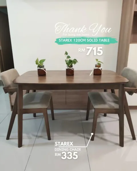 Tekkashop FDDT1192 Simple Style Full Solid Wood Frame Slanted Legs ...