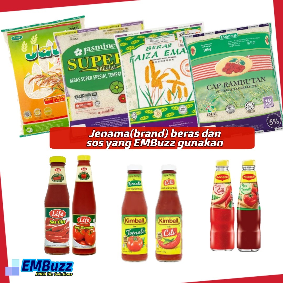 Set B2 (3 Kuantiti - 2 Item) Barangan Runcit Keperluan Asas, Set Bakul ...