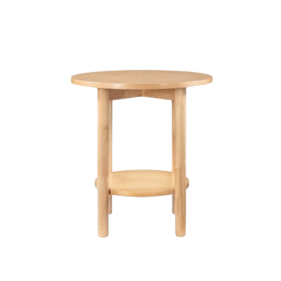 Solven MDF w Veneer / Rubberwood Round End Table | Side Table – YCH ...