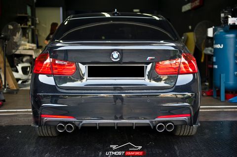 BMW F30 M Performance Carbon Rear Diffuser – Utmost Downforce Garage