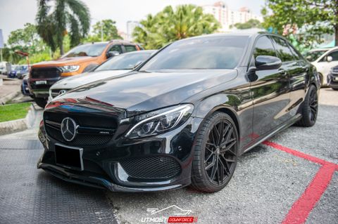 Mercedes Benz W205 C205 AMG Optic ABS Front Insert – Utmost Downforce ...