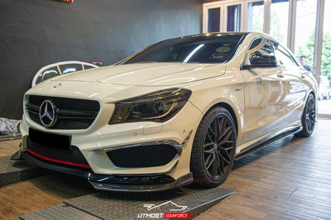 Mercedes Benz W176 A Class & C117 CLA Revozport Carbon Side Skirt ...