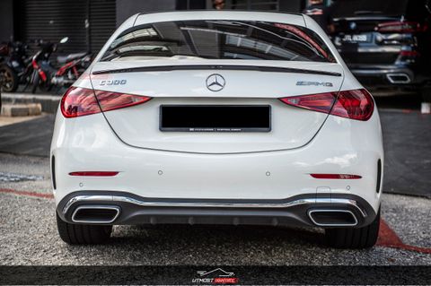Mercedes Benz W206 | AMG Rear Spoiler | Gloss Black – Utmost Downforce ...