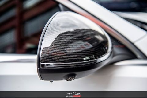 Mercedes Benz W206 | Side Mirror Covers Replacement | Dry Carbon ...