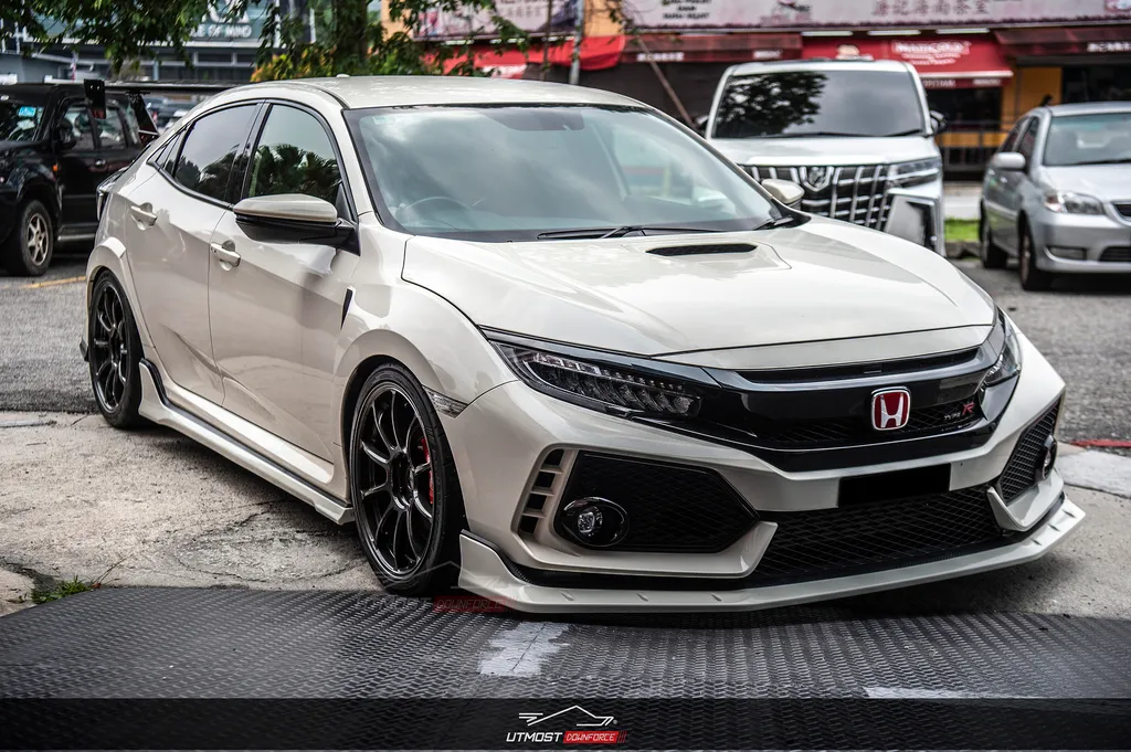 Honda FK8 Type R M Design FRP Body Color Aero Kit – Utmost Downforce Garage