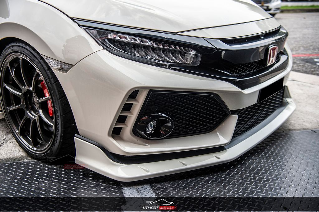 Honda FK8 Type R M Design FRP Body Color Aero Kit – Utmost Downforce Garage