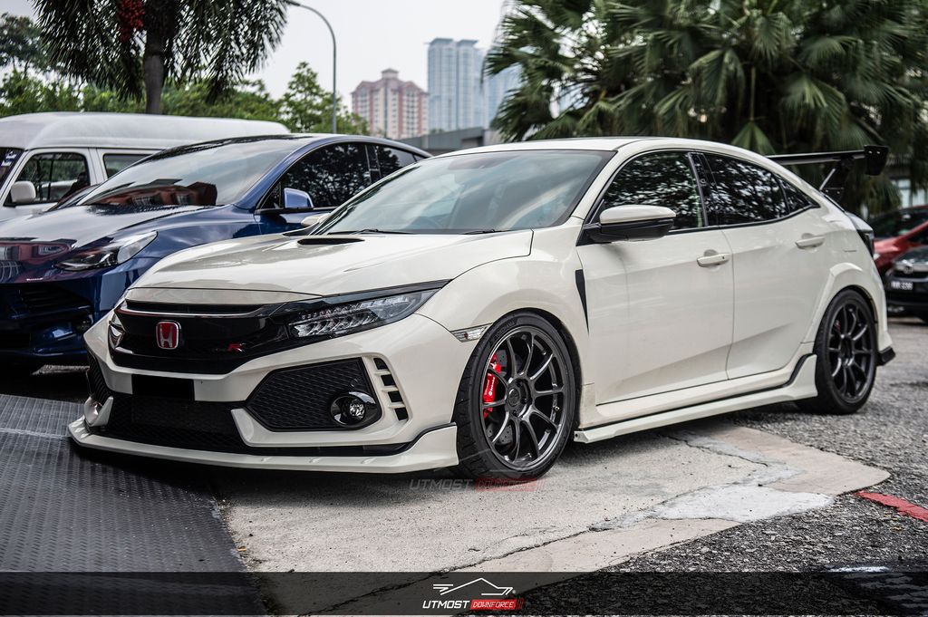 Honda FK8 Type R M Design FRP Body Color Aero Kit – Utmost Downforce Garage
