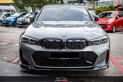 BMW G20 LCI M Sport M Pro Gloss Black Front Lip – Utmost Downforce Garage