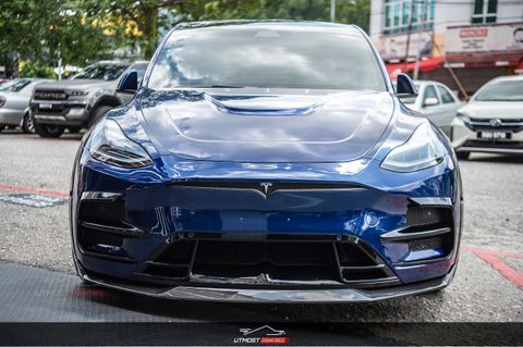 Tesla Model Y S Design Dry Carbon Wide Bodykit – Utmost Downforce Garage