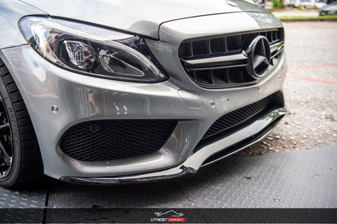 Mercedes Benz W205 C205 AMG Optic ABS Front Insert – Utmost Downforce ...