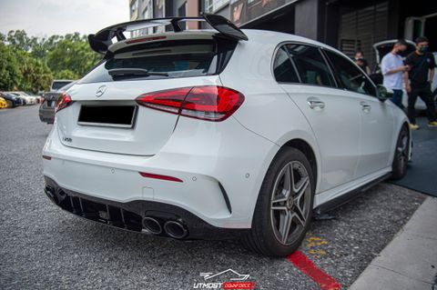 Mercedes Benz W177 AMG A45s | Rear Diffuser | Gloss Black – Utmost ...