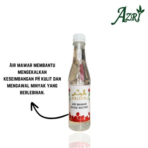 Baluchi Rose Water 300ml/Air Mawar – Syarikat Azri