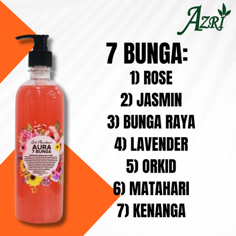 Gel Mandian Aura 7 Bunga 500ml – Syarikat Azri