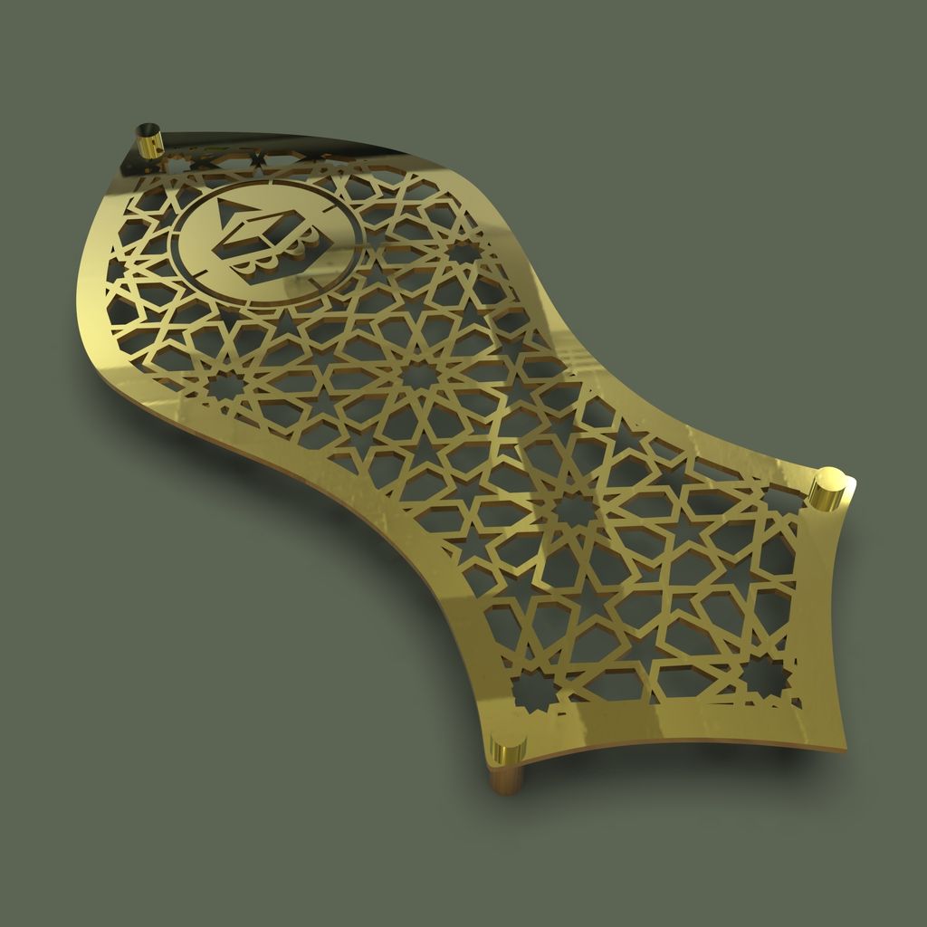 3D Modern Kiblat / Qibla signage in Steel – Eve Global Solutions