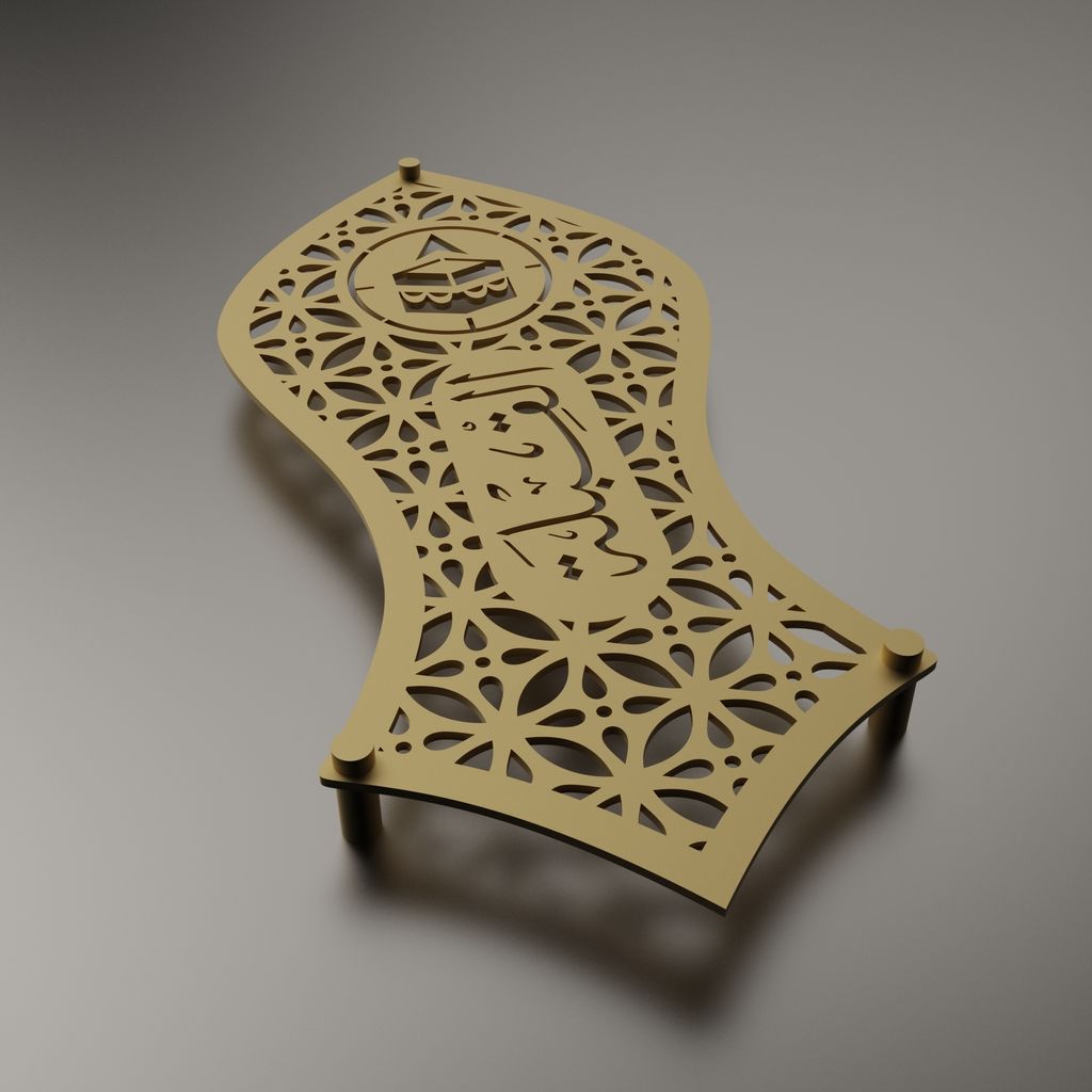 3D Modern Kiblat / Qibla signage in Steel – Eve Global Solutions