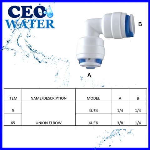 CEO Water Connector UNION ELBOW (2 piece) – CEO Water Enterprise