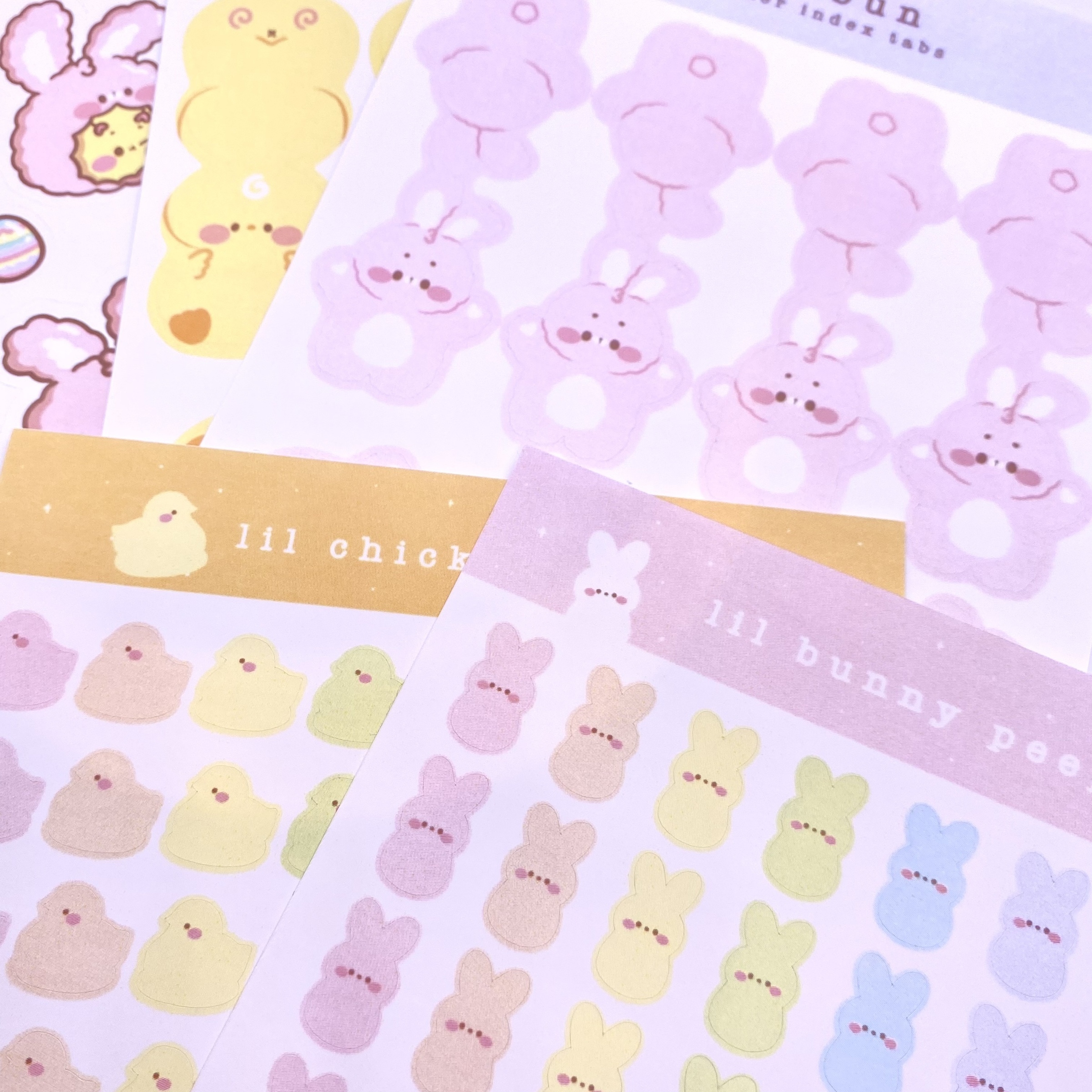 Bunbun Index Tabs Sticker Sheet – Studio Bee