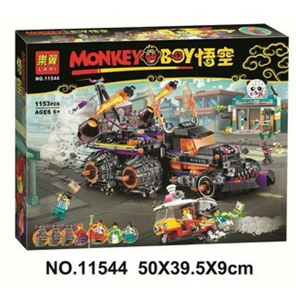 Bela / Lari 11544 Monkie Kid Red Son's Inferno Truck – Magnifizio Bricks