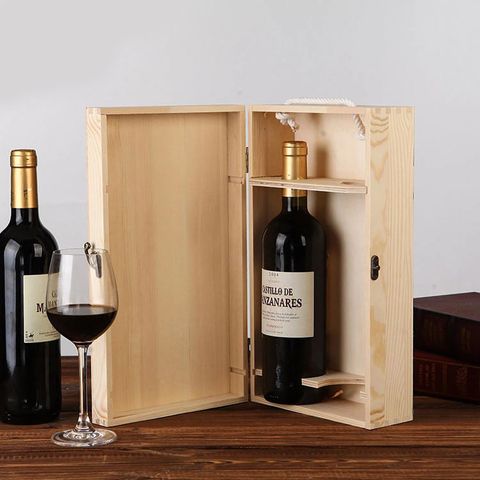 2 Bottles Advance Wine Wooden Box Set (Wine Included) – mytastewine