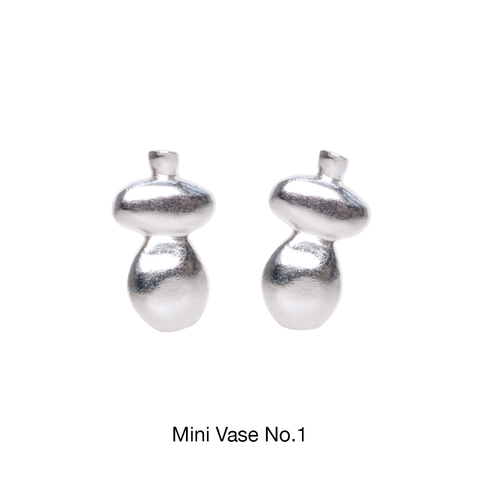 Mini Vase Studs 迷你花瓶耳釘 – BuBee studio