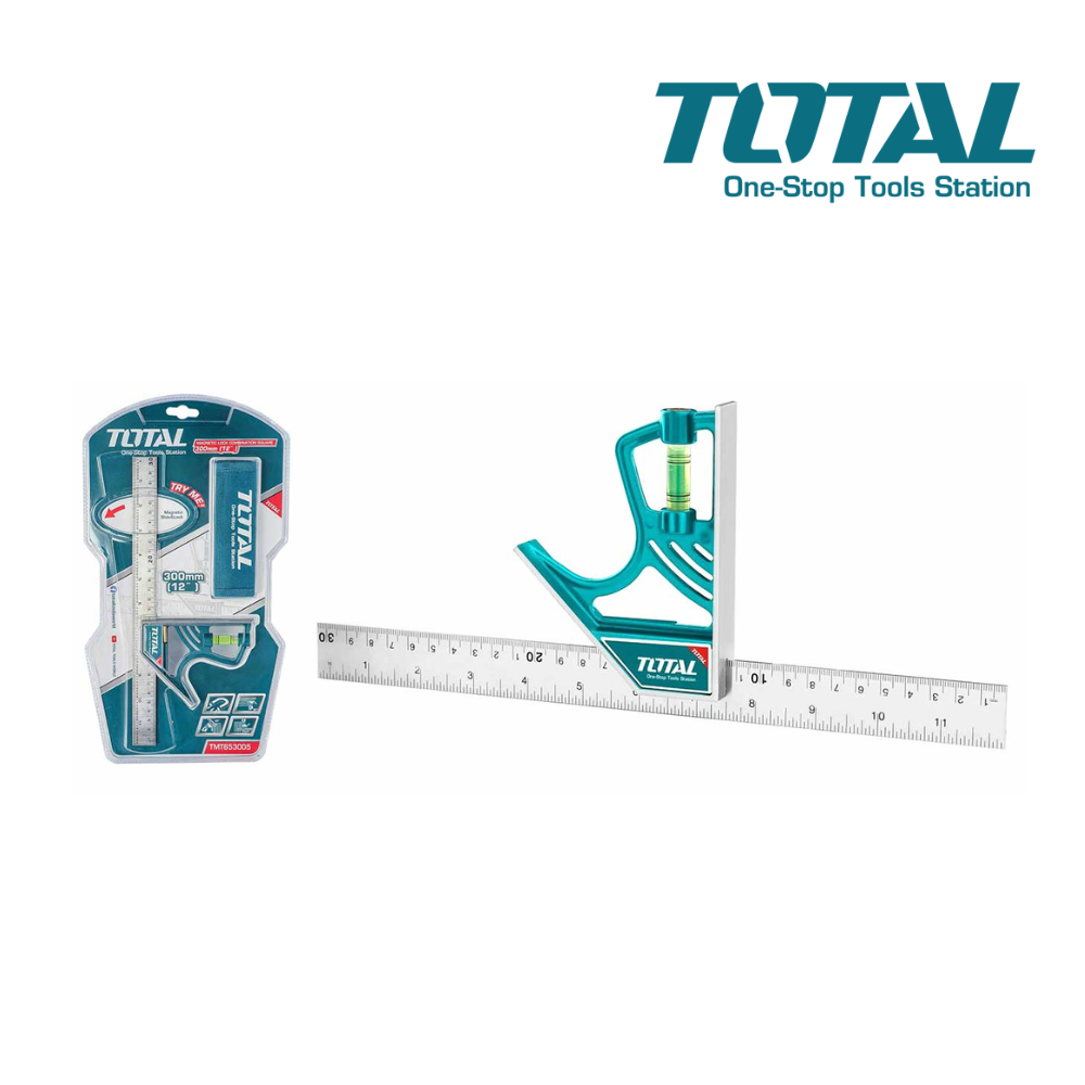 TOTAL Magnetic Lock Combination Square – Wang Thong Hardware Online Store.
