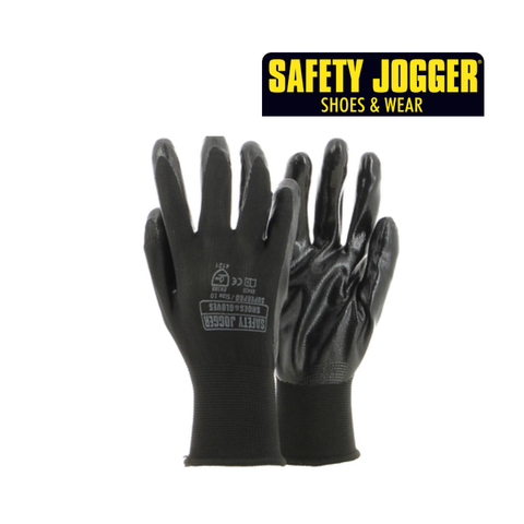 Safety Jogger Black Nitrile Gloves – Wang Thong Hardware Online Store.