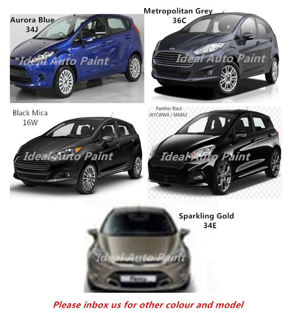 Ford Fiesta Paint Charts, 54% OFF | www.oceanproperty.co.th