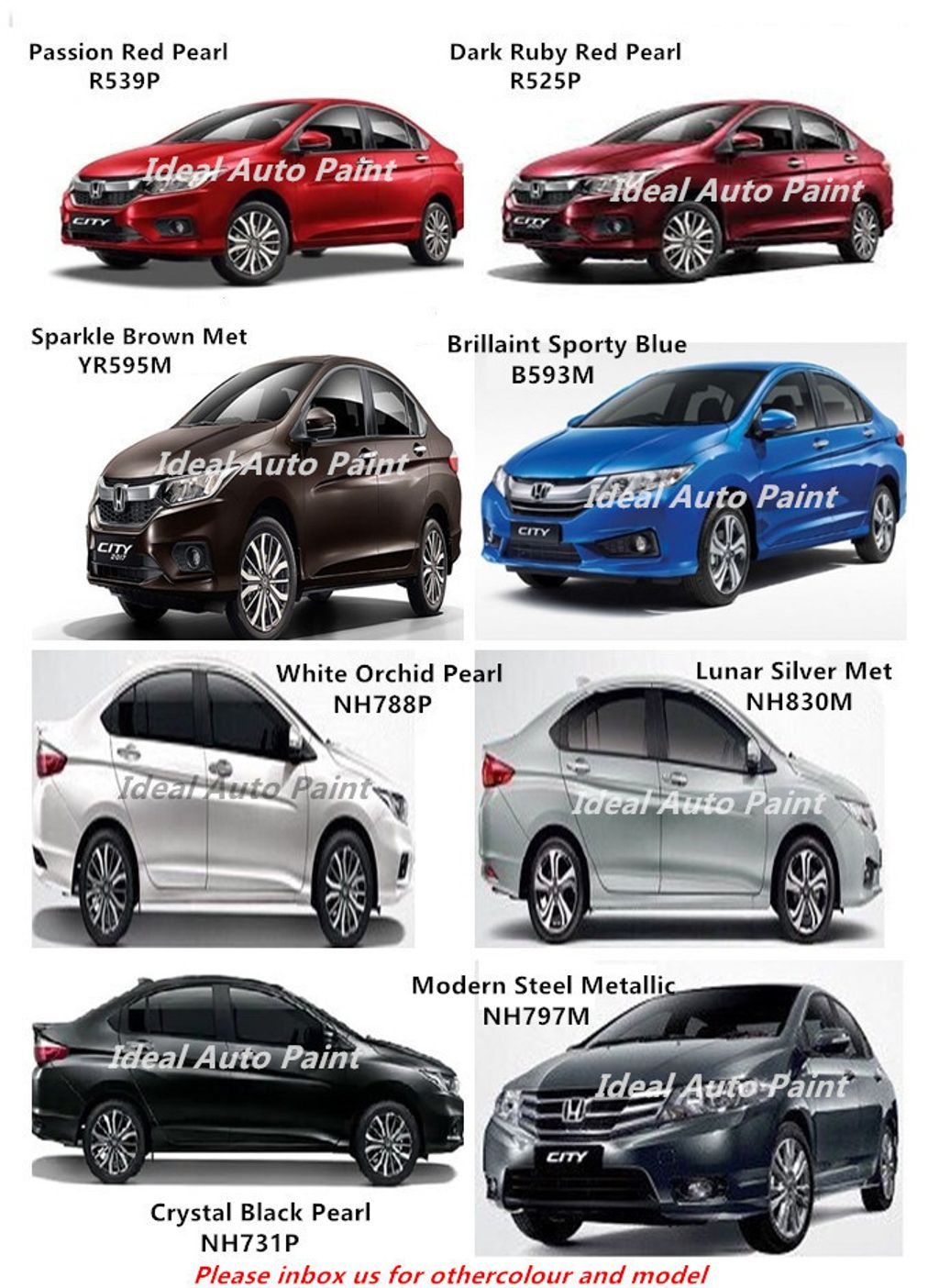 Honda City Color Options