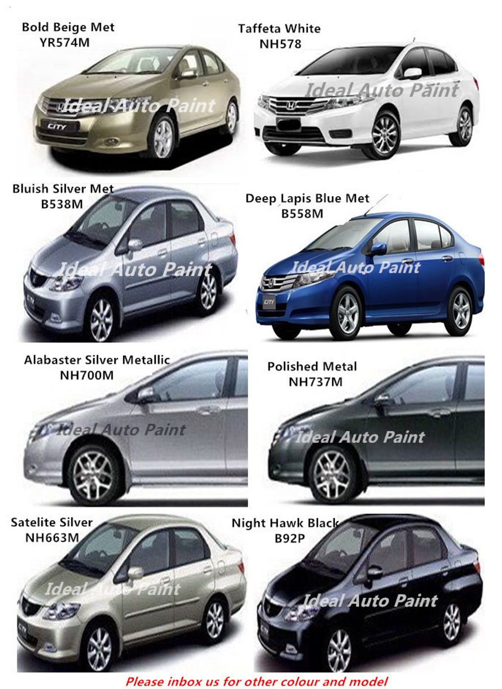 Honda City Color Options