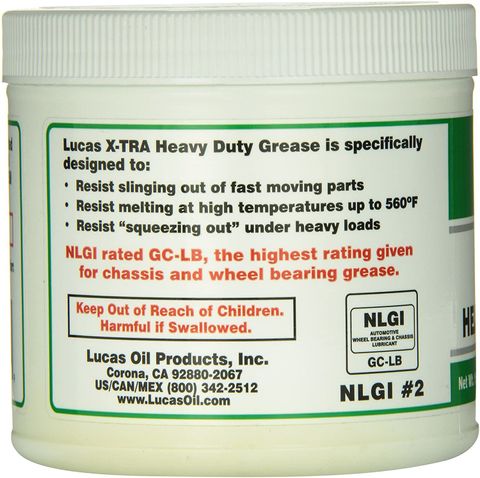Lucas X-Tra Heavy Duty Grease (16 oz/ 454 gams) – Works Engineering ...