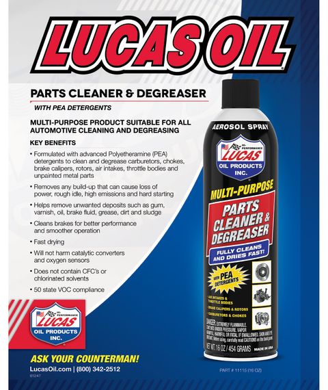 Lucas Multi-Purpose Parts Cleaner & Degreaser 16oz – Works Engineering ...