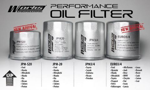 Works Engine Oil Filter Euro 3/4 – Works Engineering Official Online Store