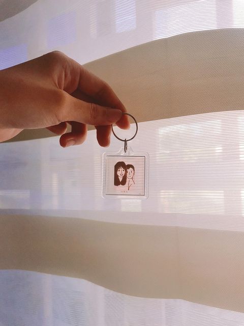 Customize Transparent Keychain (2pcs/set) – Onee Studio- Aesthetic Artwork