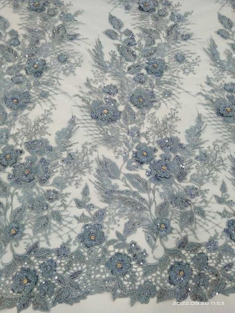Tulle Flower Appliques Kerawang Border – Mayasilk