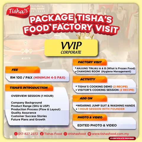 VVIP CORPORATE PACKAGE – Tisha's Food