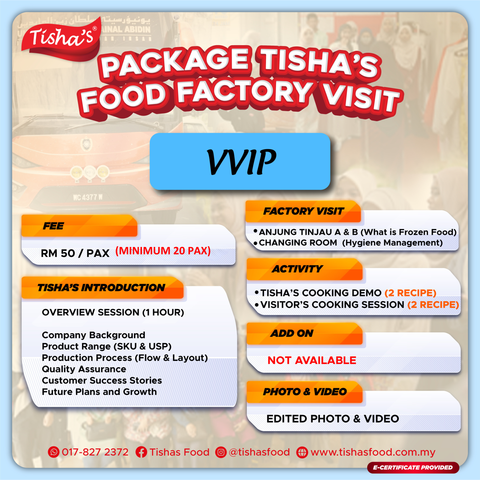 VVIP PACKAGE – Tisha's Food