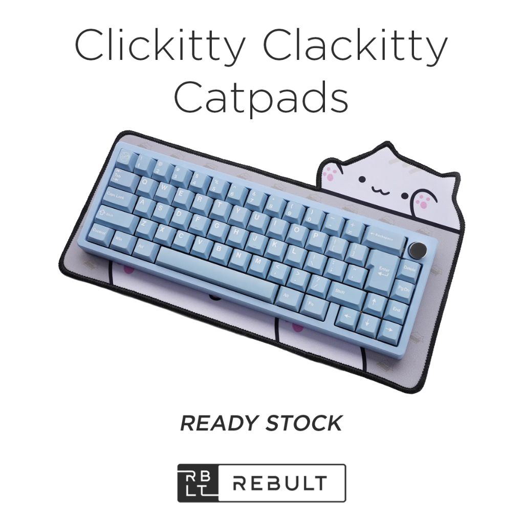 Clickitty Clackitty Catpads (Deskmats) – Rebult Keyboards