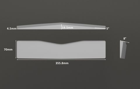 [Add-On] Wrist Rest for Neo Ergo – Rebult Keyboards