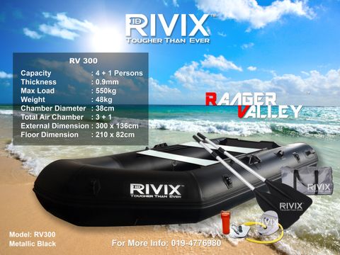 Ranger Valley RV Series High Quality Inflatable Boat with Aluminum ...