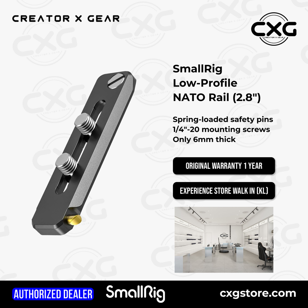 SmallRig Low-profile NATO Rail 70mm BUN2483B – CXG