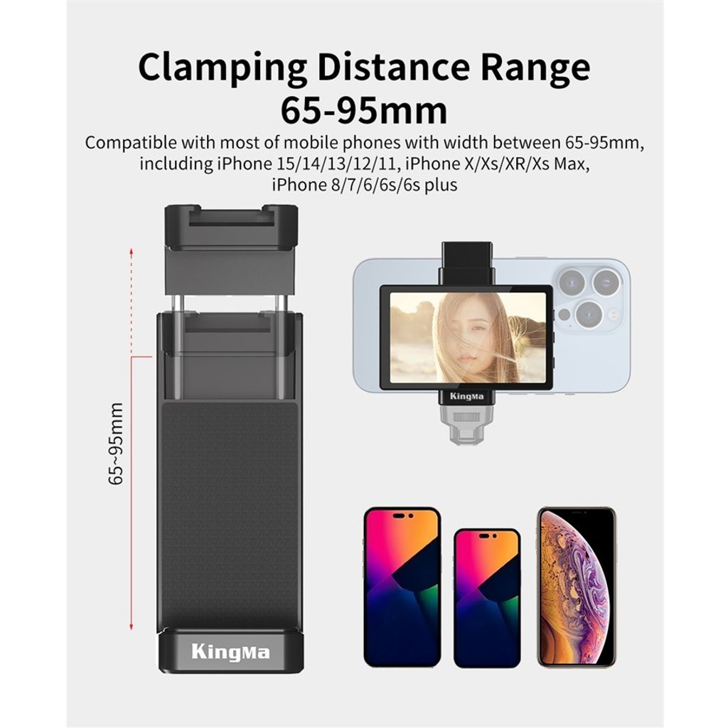 Kingma Vlog Screen Kit Phone Selfie Monitor with Bluetooth Remote For ...