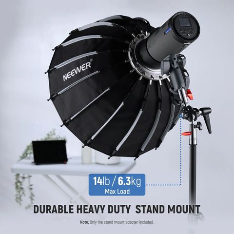 NEEWER UA020 Heavy Duty Light Stand Head Adapter with All Metal Dual ...
