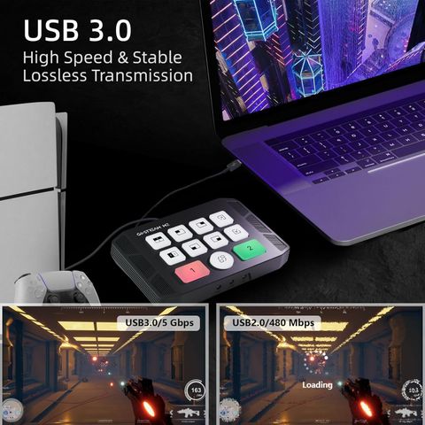 Osee GoStream M2 Capture Card Streaming Dual 4K HDMI Input Switcher ...