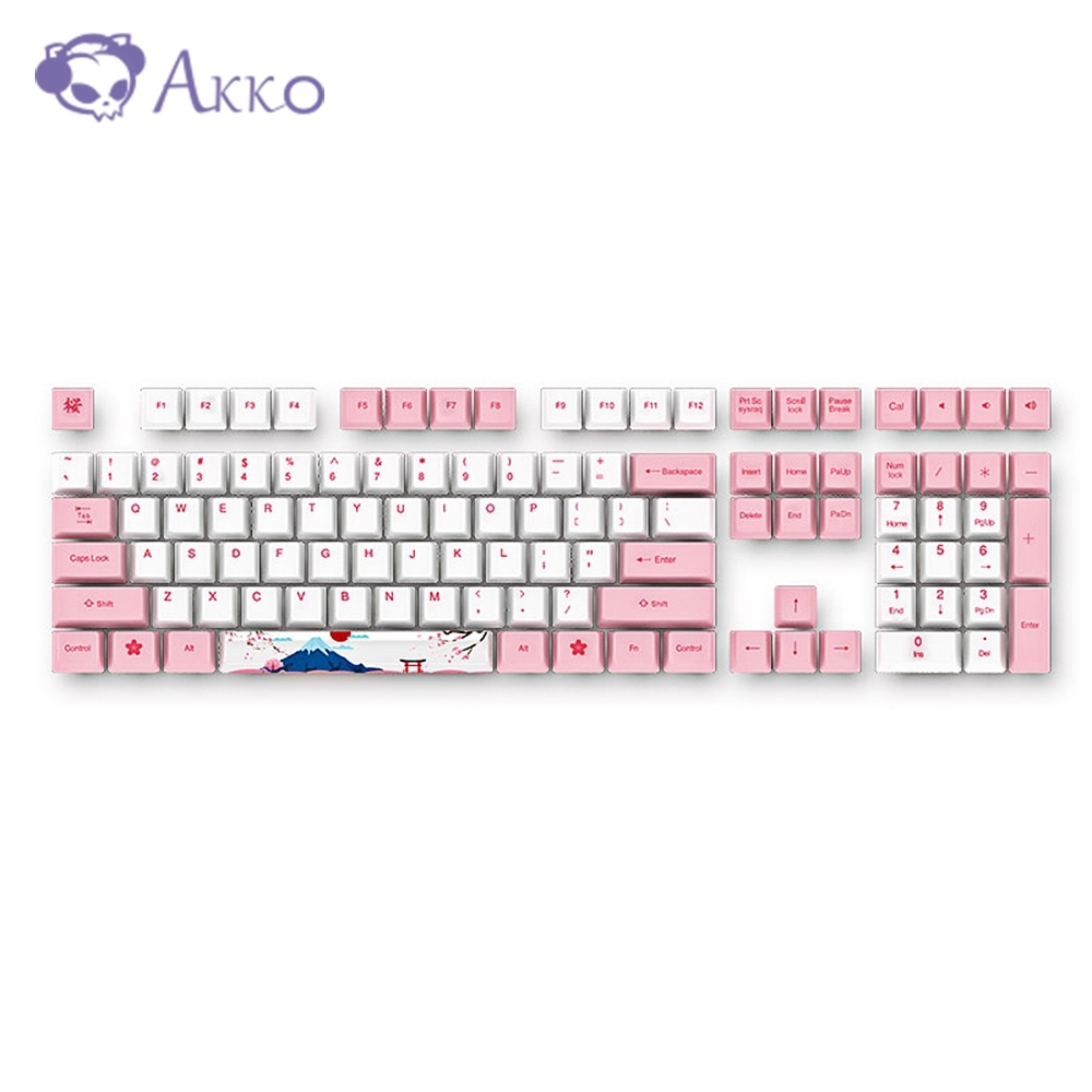 AKKO World Tour Series Cherry Dye-subbed PBT Keycap Set Ready Stock