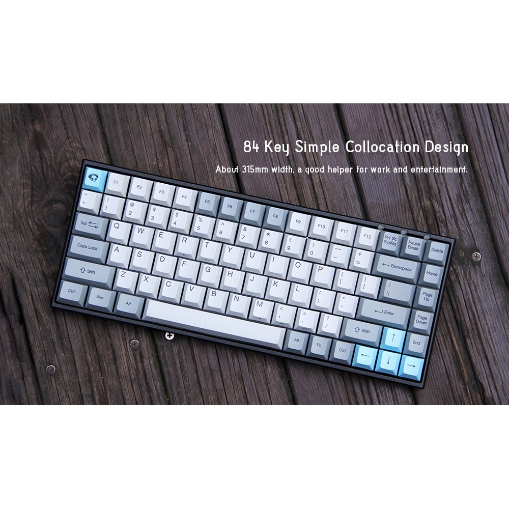 Akko 3084 Silent Mechanical Keyboard Bluetooth Wireless Dual Mode PBT ...