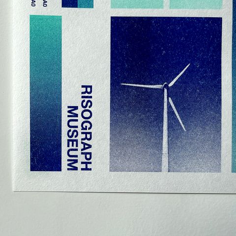 Risograph Museum - A3海報-風車